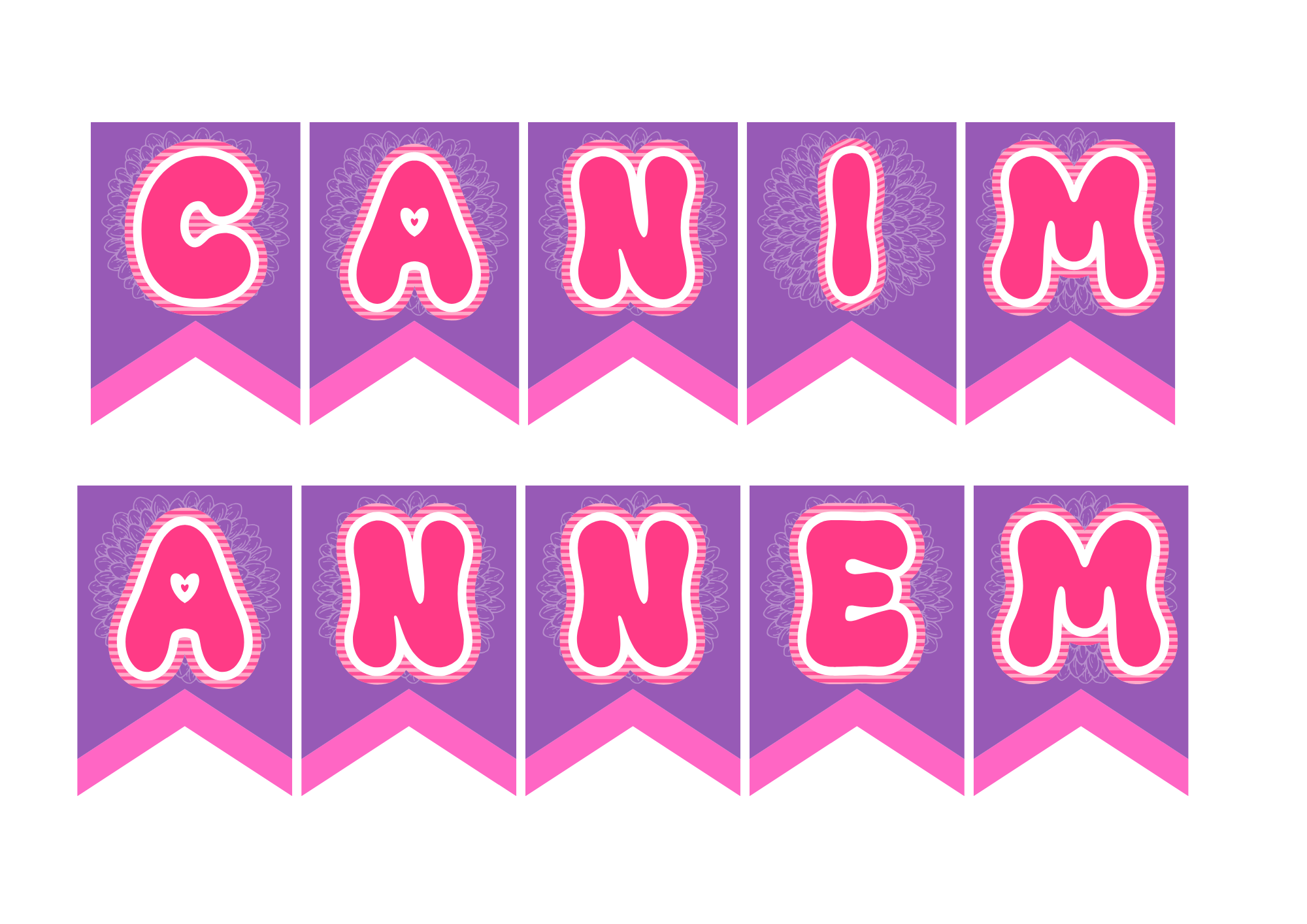 Canım Annem Yazısı Flama Harfleri PDF indir